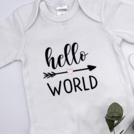 Hello World Baby-Body - Kreativzeile